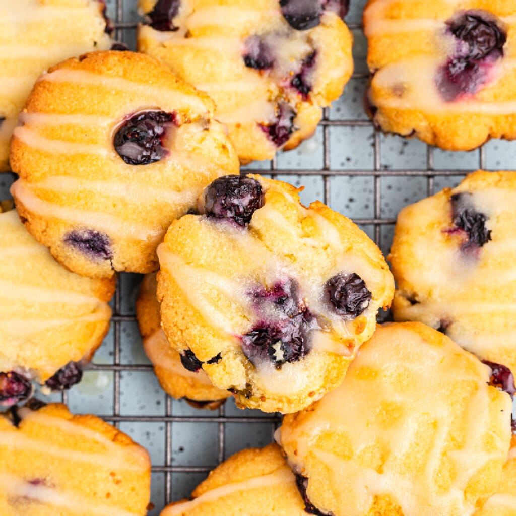 Keto Blueberry Cheesecake Cookies - Bobbi's Kozy Kitchen