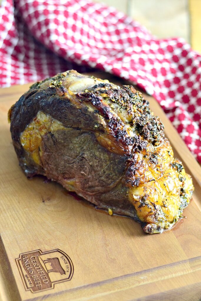 Rib Roast with Garlic Herb Butter - Bobbi's Kozy Kitchen