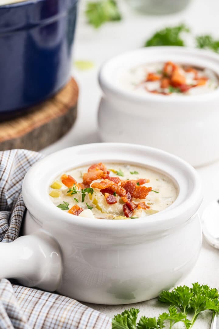 Keto New England Clam Chowder - Bobbi's Kozy Kitchen