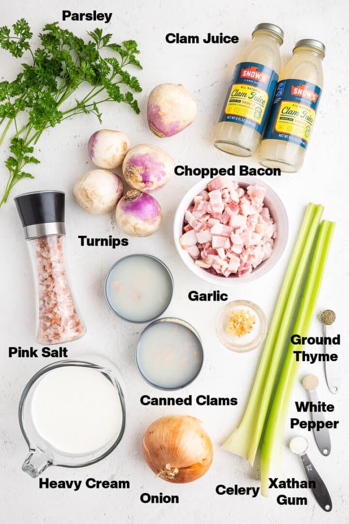 Keto New England Clam Chowder - Bobbi's Kozy Kitchen