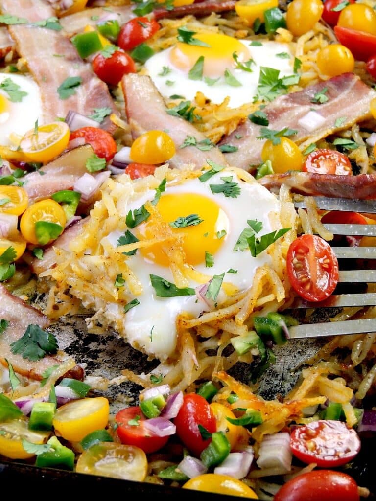 Keto Southwestern Sheet Pan Breakfast - Bobbi's Kozy Kitchen