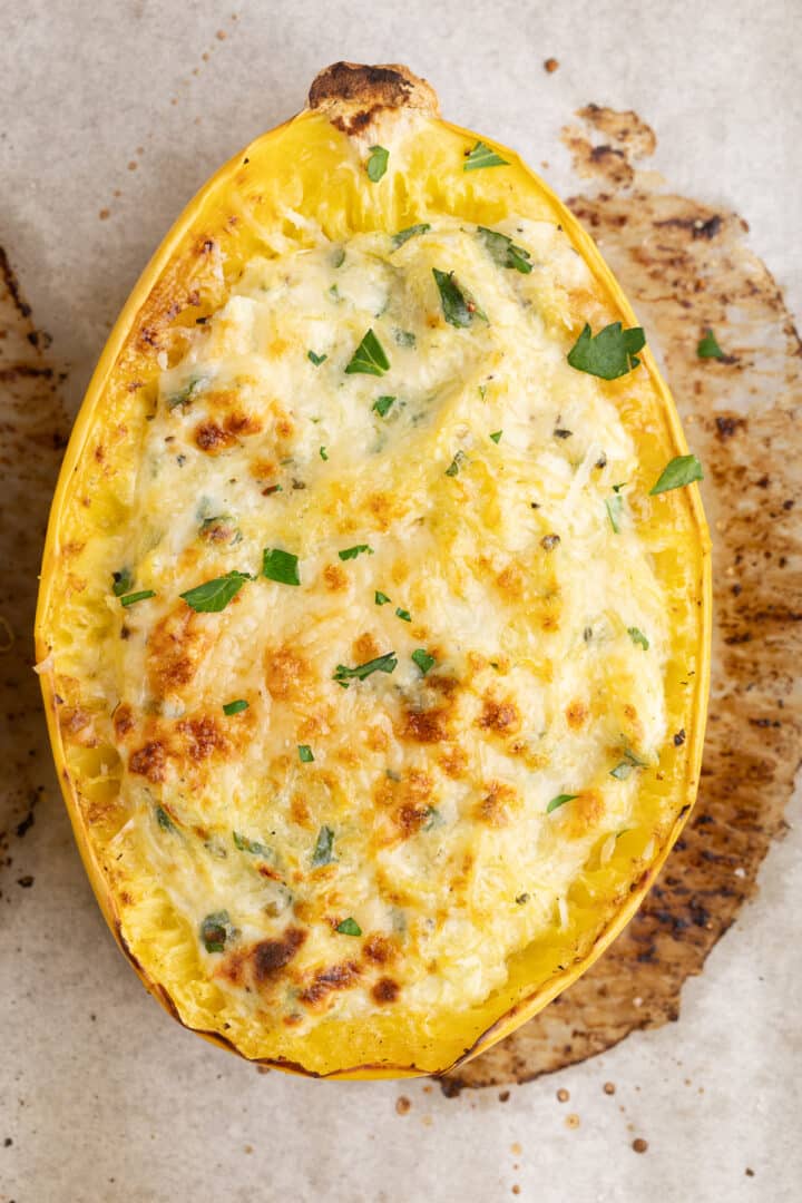 3 Cheese Spaghetti Squash - Bobbi's Kozy Kitchen