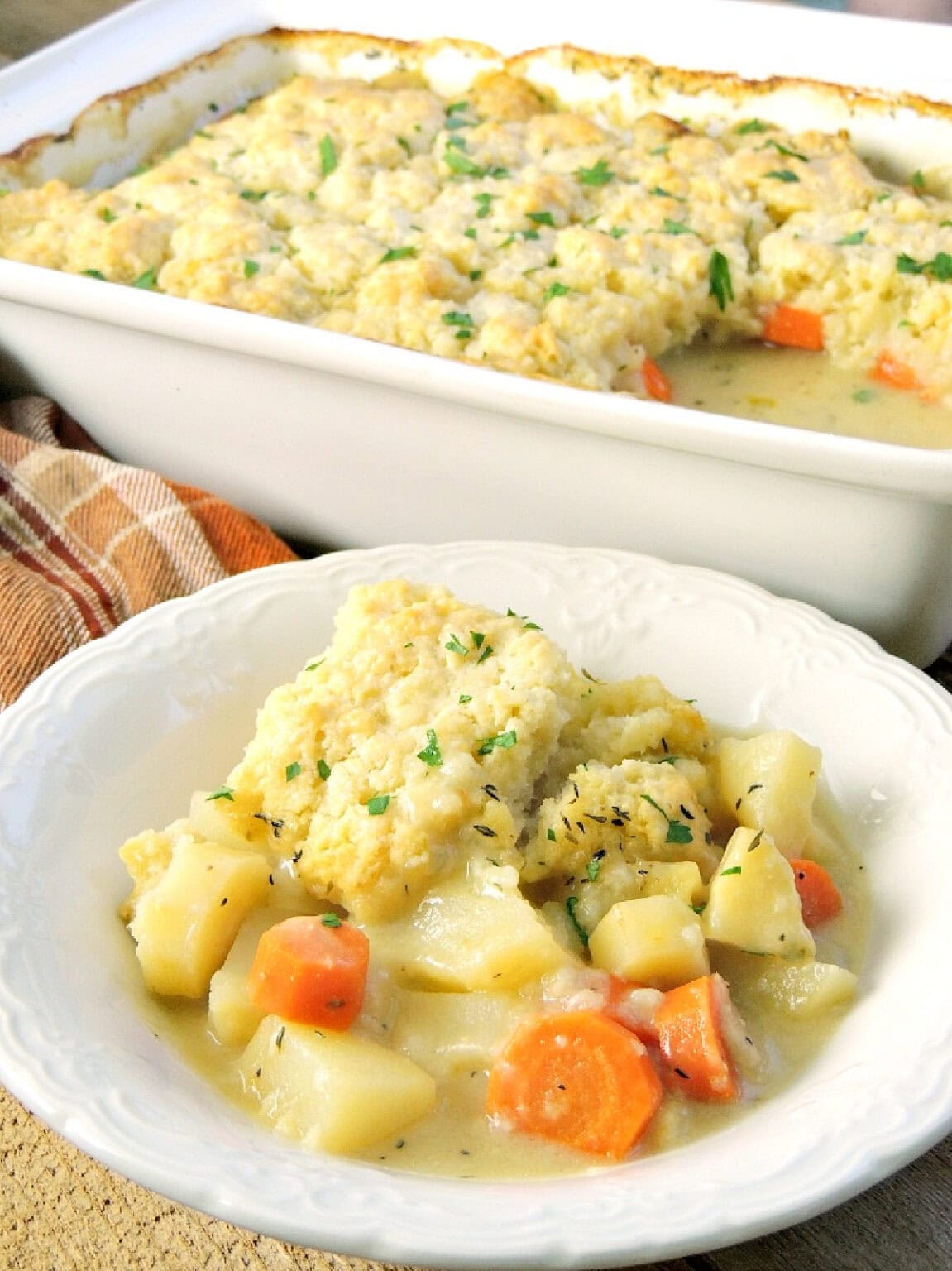 Gluten-Free Vegetable Cobbler - Bobbi's Kozy Kitchen