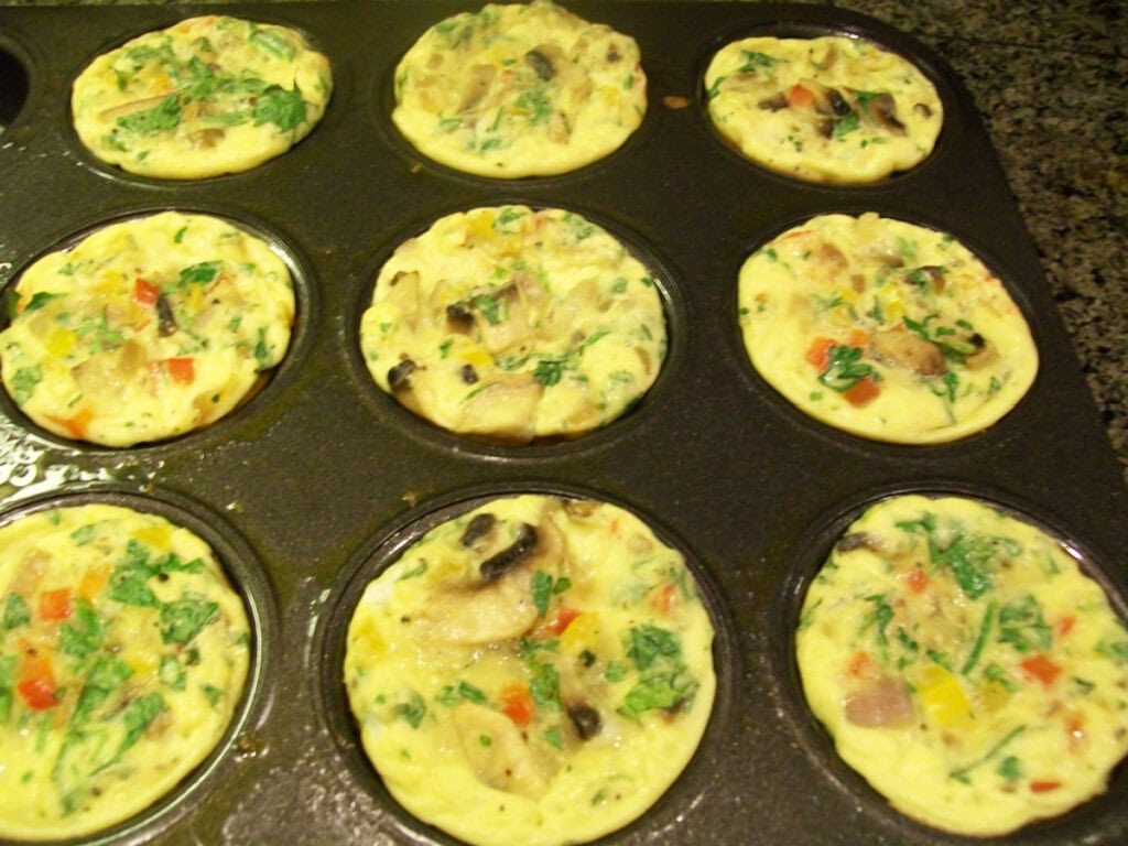 Mini Mixed Vegetable Frittatas - Bobbi's Kozy Kitchen