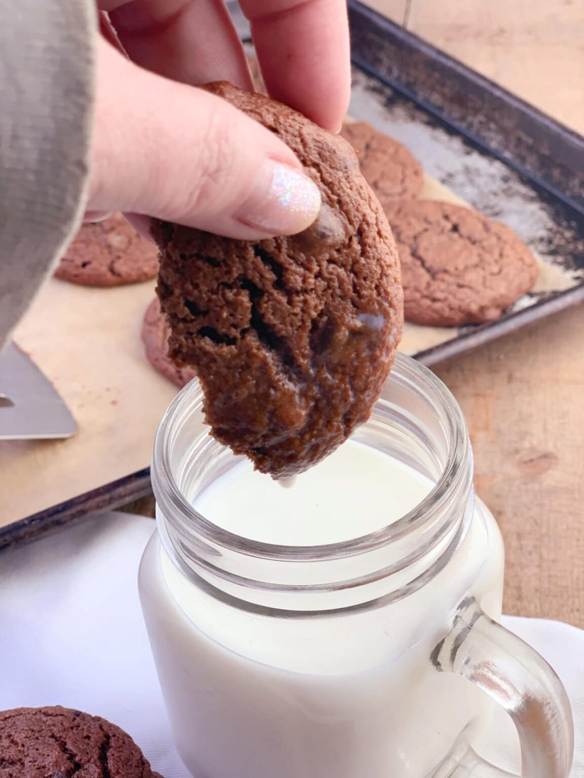 Keto Double Chocolate Chip Cookies - Bobbi's Kozy Kitchen