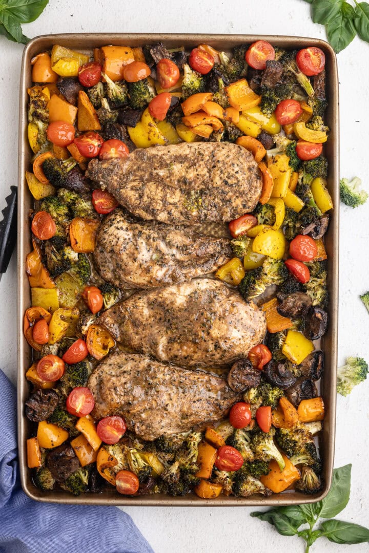 Sheet Pan Balsamic Chicken and Vegetables (Quick Prep, Big Flavor ...